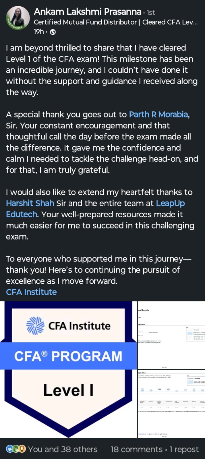 Best CFA Online Classes in India | Leapup Edutech